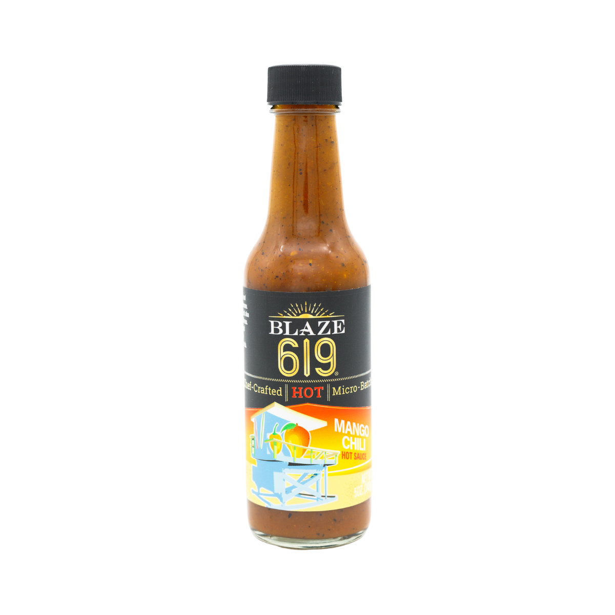 BLAZE 619 Mango Chili Hot Sauce in 5 & 8 oz Bottles – Blaze619